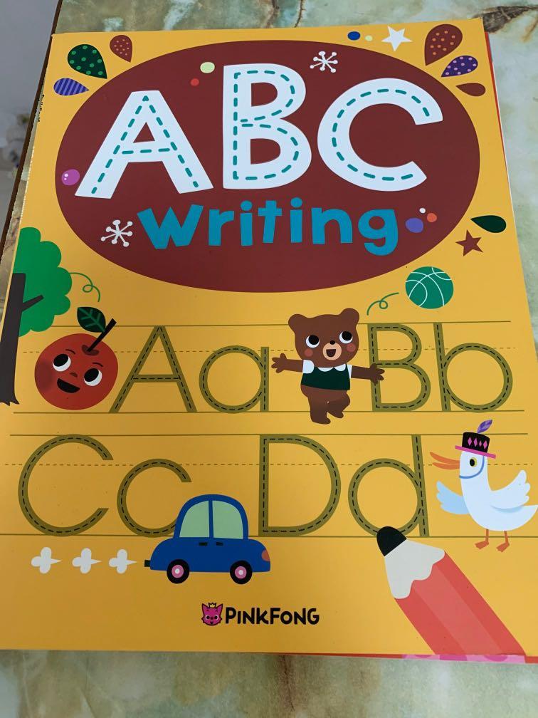 Pink Fong ABC Activity Set, Hobbies & Toys, Books & Magazines, Children ...