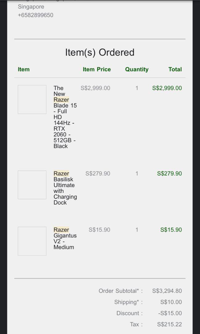 Razer blade 2020 base model for sale, Computers & Tech, Laptops ...