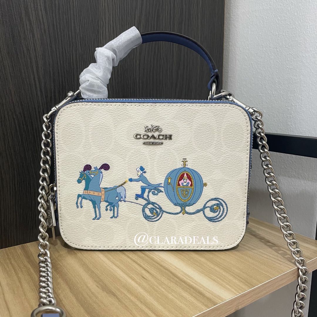 Coach Box Disney Cinderella Crossbody Bag, Women's Fashion, Bags ...