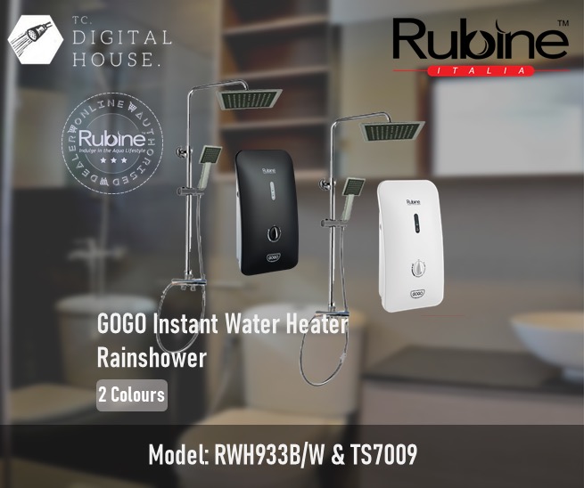 Rubine RWH933B/W GOGO Instant Water Heater & Classical TS7009 ...
