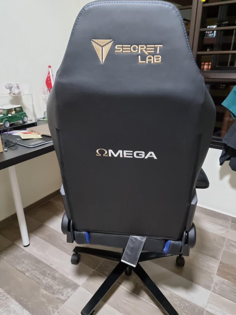 Secret Lab OMEGA Royal Blue, Furniture & Home Living, Furniture, Chairs ...