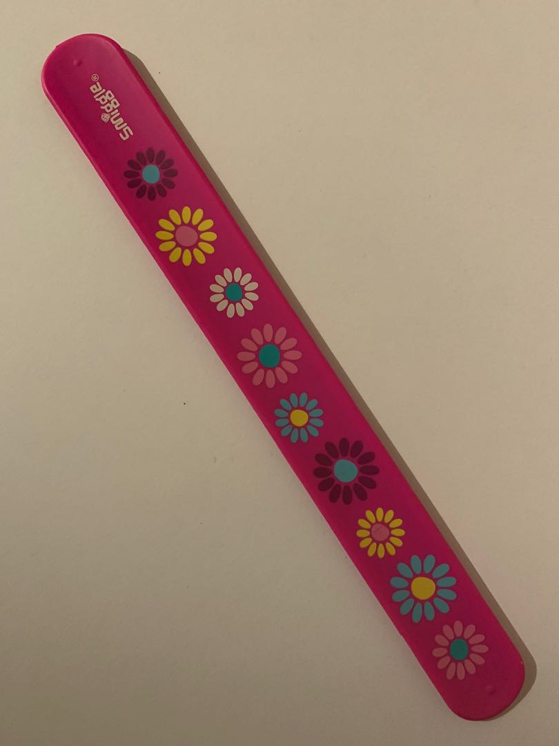 Smiggle slapband ruler (flower), Hobbies & Toys, Stationery & Craft ...