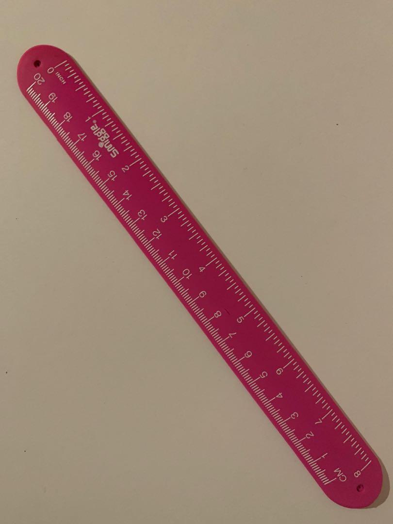 Smiggle slapband ruler (flower), Hobbies & Toys, Stationery & Craft ...