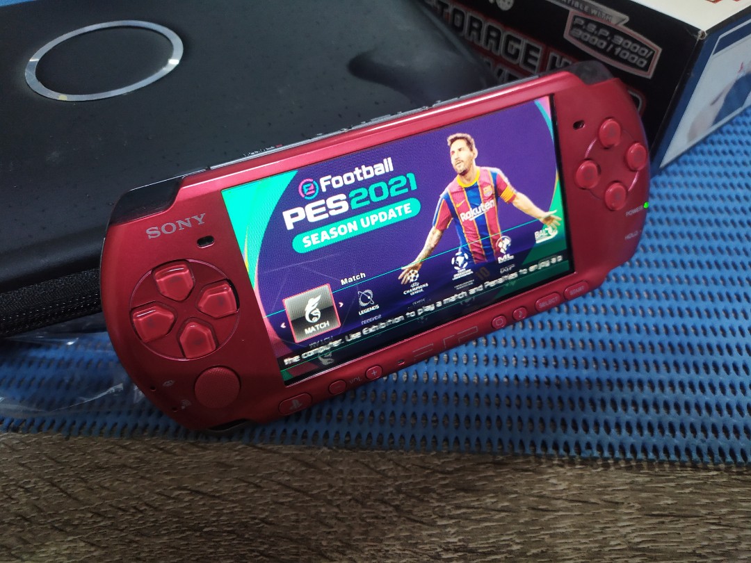 SONY PSP 3000 + SPECIAL PES 2021, Video Gaming, Video Game Consoles ...