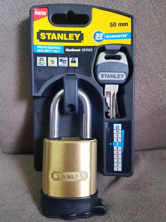 STANLEY Professional 24/7 Kwikset Series 50mm Padlock , Commercial ...