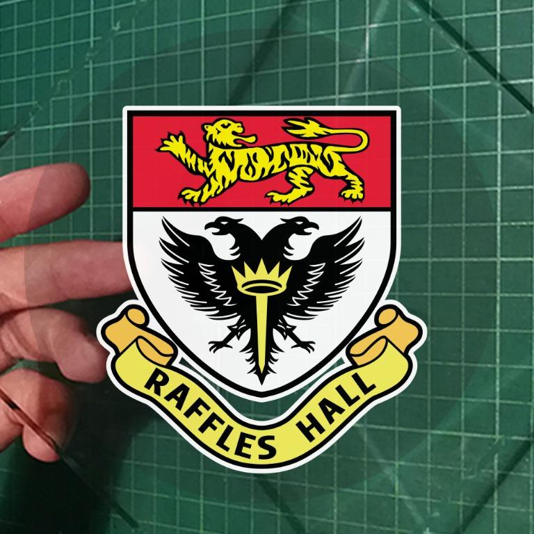 Static Cling Car Decals - NUS Raffles Hall / TEAM RAFFLES / RAFFLES ...