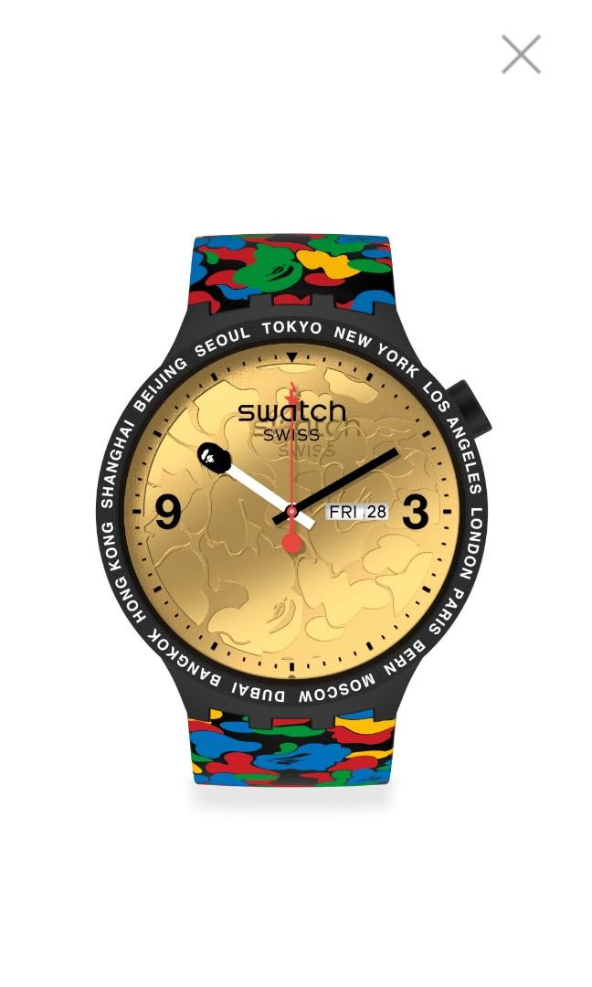 Swatch Introduces The Swatch X BAPE Big Bold 2020 SJX Watches | atelier ...
