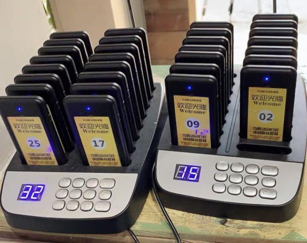 Buzzer queue system pager restaurant Wireless Paging System POS System ...