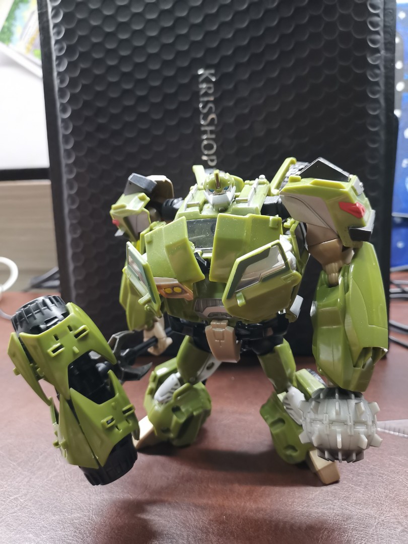 Transformers Prime Bulkhead with Dream Factory Energon hammer, Hobbies ...