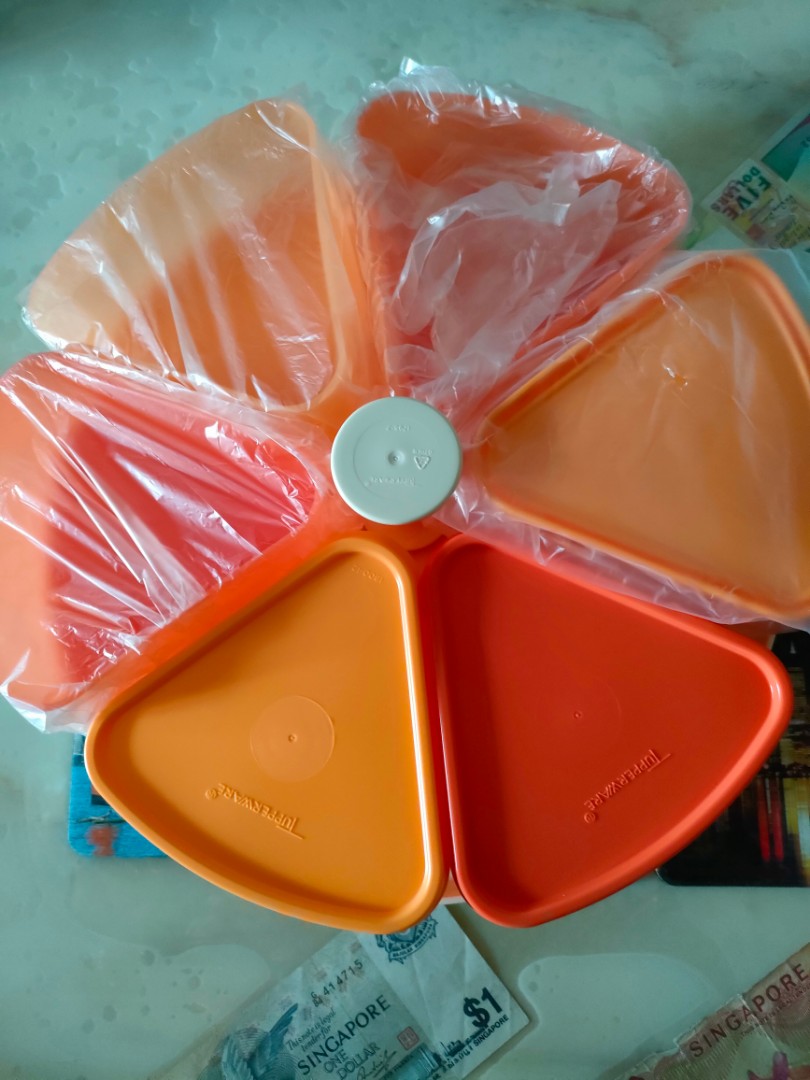Tupperware Modular-6pcs Container with lazy susan., Furniture & Home ...