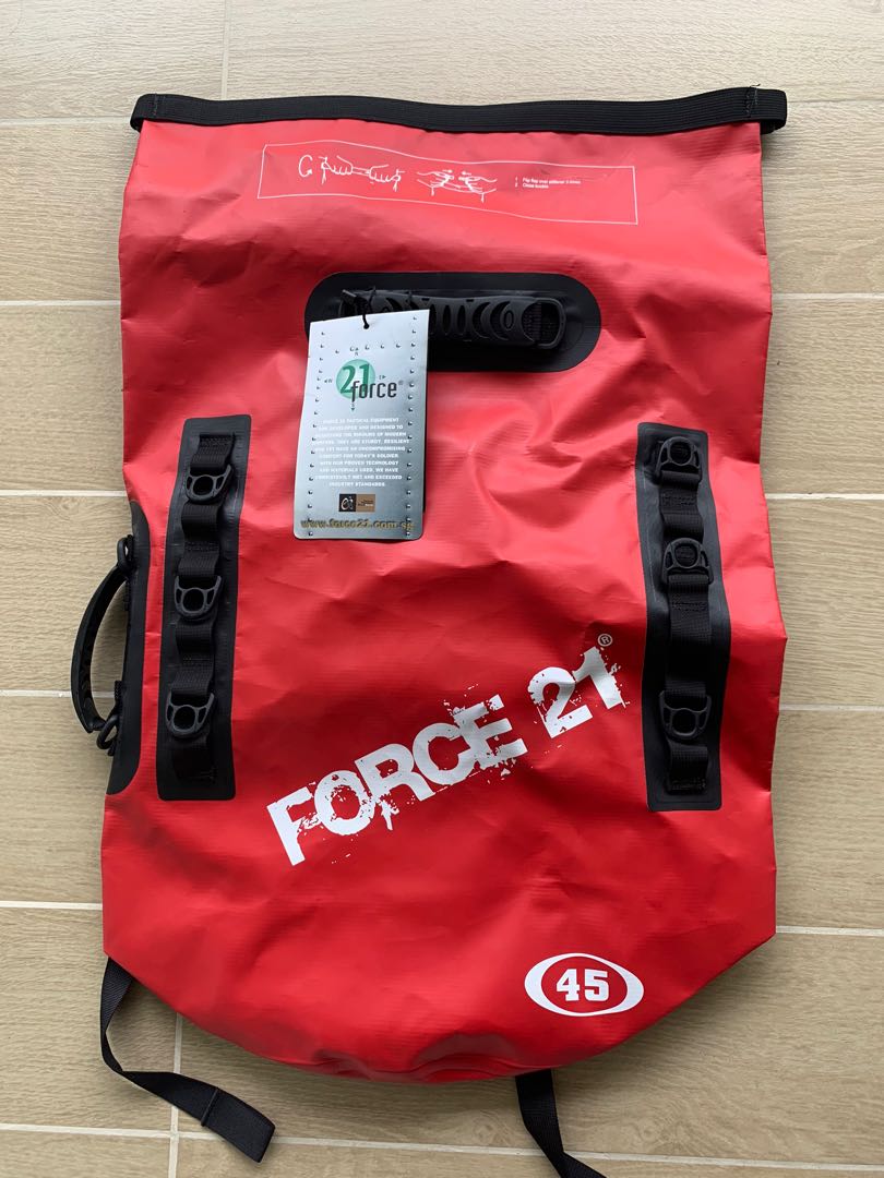 Waterproof bag 45 liters. Condition 10/10, Men's Fashion, Bags ...