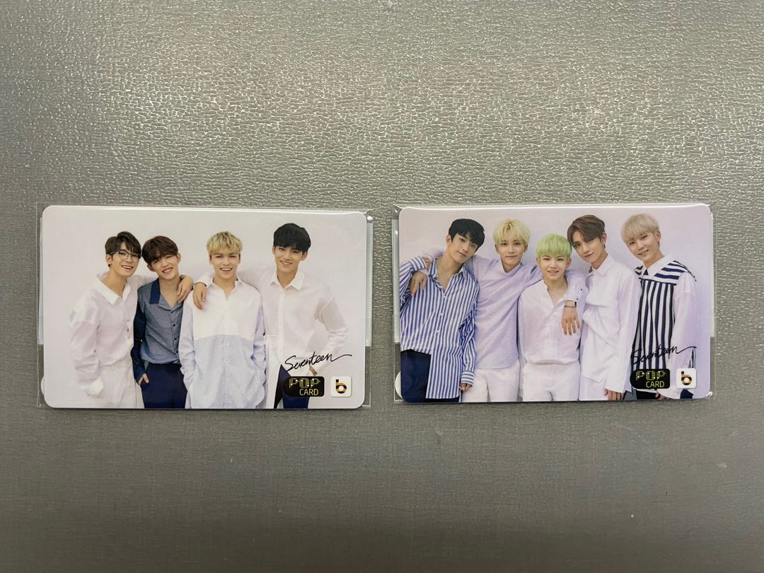 Seventeen Cashbee/T-Money Card (Vocal and Hip Hop Team), Hobbies & Toys ...