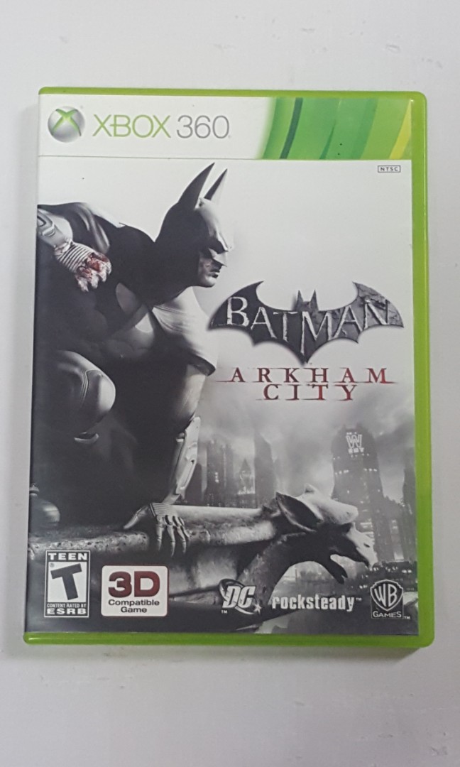 XBOX 360 Batman Arkham City, Video Gaming, Video Games, Xbox on Carousell