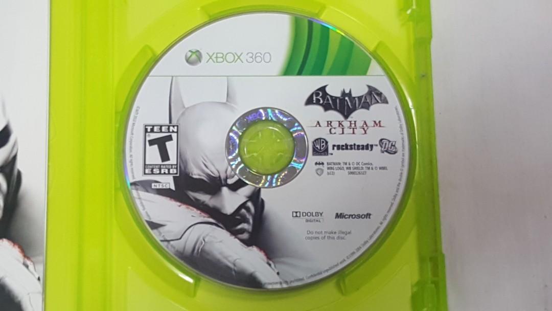 XBOX 360 Batman Arkham City, Video Gaming, Video Games, Xbox on Carousell