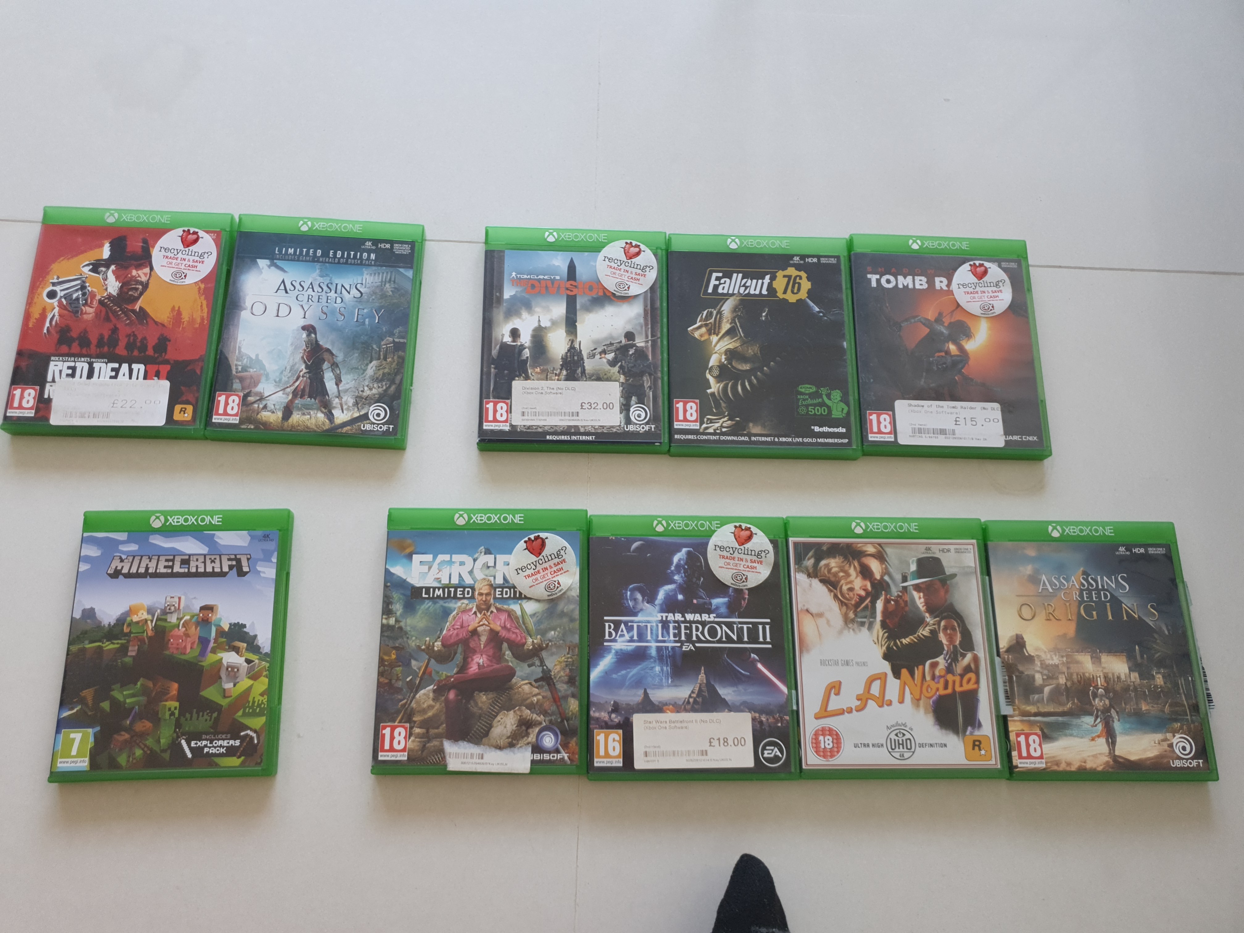 Xbox one Games. Red Dead 2, Assassin's Creed, The division, Fallout 76 ...