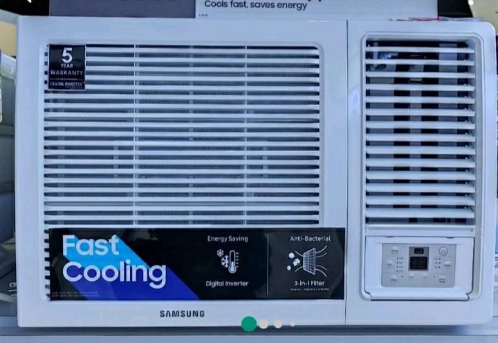 1.5HP Samsung inverter window type aircon, TV & Home Appliances, Air ...