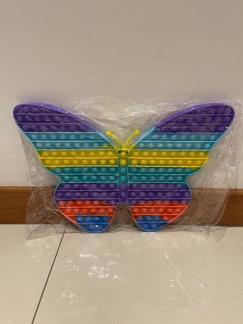 [Preorder] Large Jumbo Size Butterfly Pop It Fidget Toy, Hobbies & Toys ...