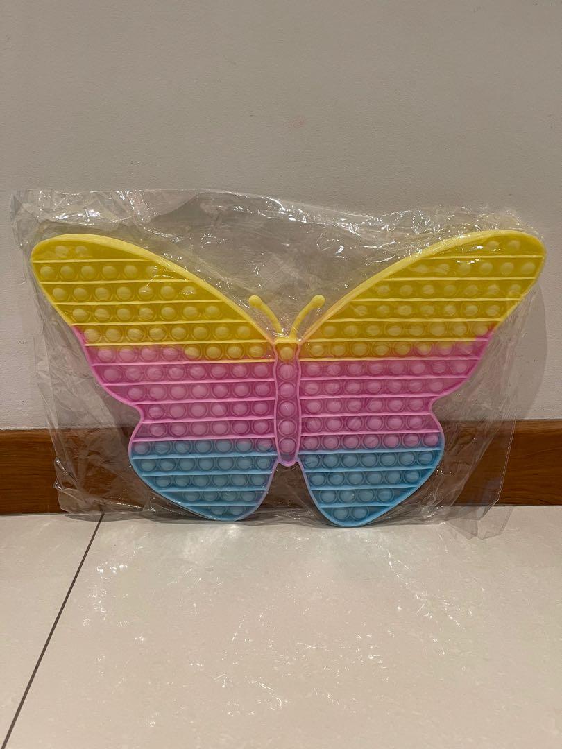 [Preorder] Large Jumbo Size Butterfly Pop It Fidget Toy, Hobbies & Toys ...