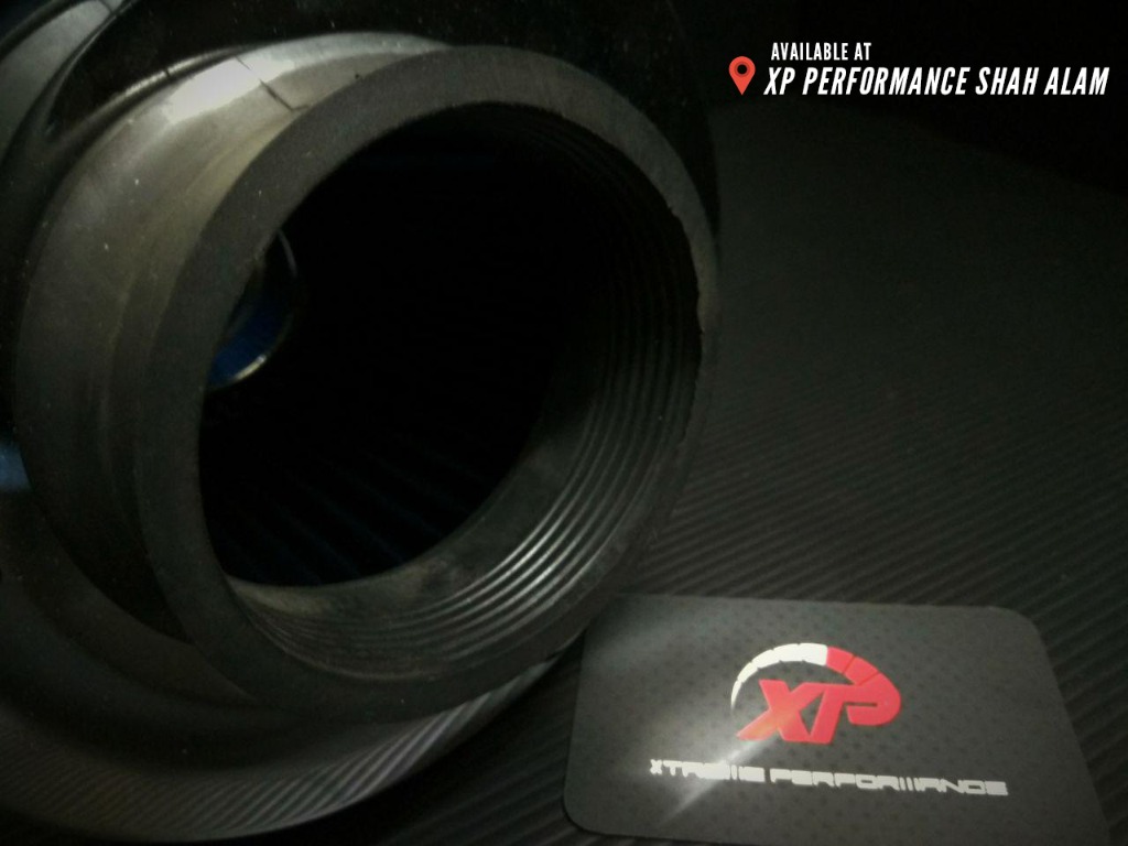 AIR FILTER SPORT 3.00” SIMOTA CHROME TOP AND BOTTOM BLUE (OPEN POD ...