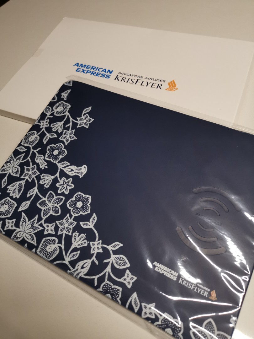 [AMEX SIA] Limited Ed Mouse Pad cum Wireless Charger, Computers & Tech ...