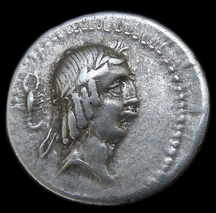 Ancient Roman Coin . ROMAN REPUBLIC . L Cal Piso Frugi, 90 BC . AR ...