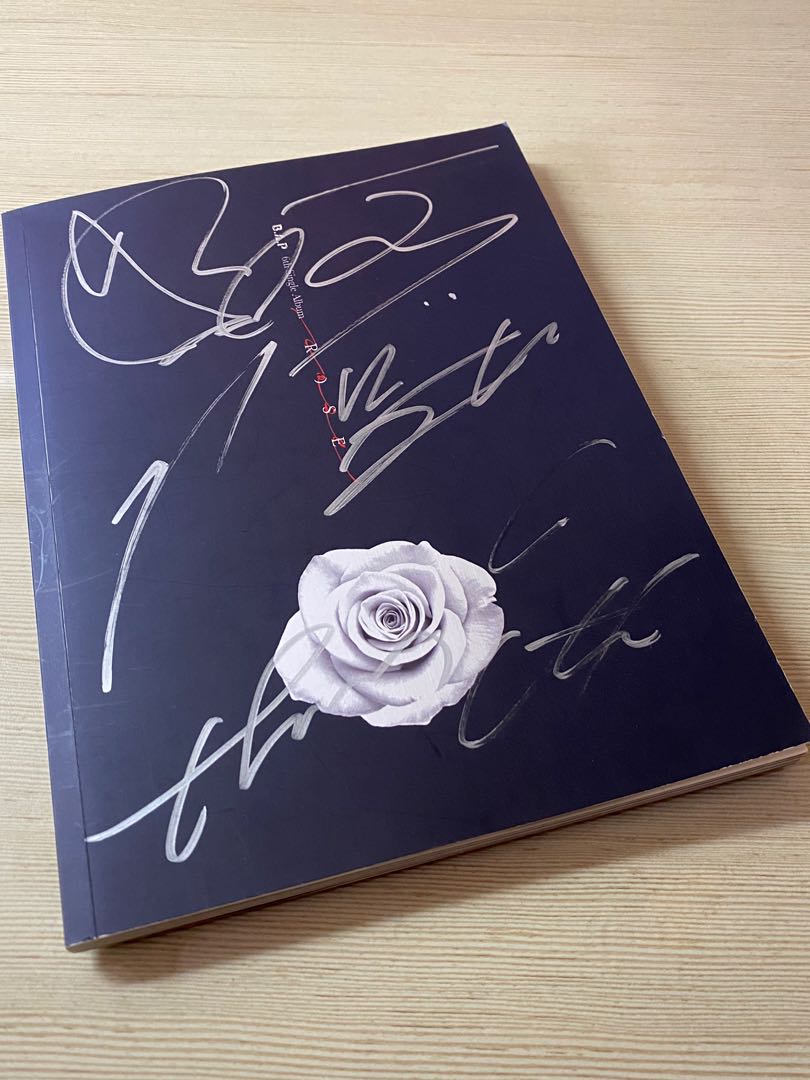SIGNED B.A.P ROSE B Version, Hobbies & Toys, Memorabilia & Collectibles ...