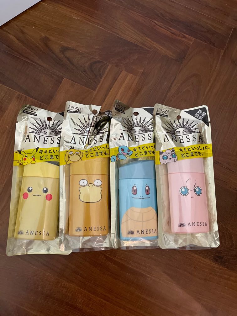 BN Anessa limited edition Pokemon sunscreen sunblock 60ml - Pikachu ...