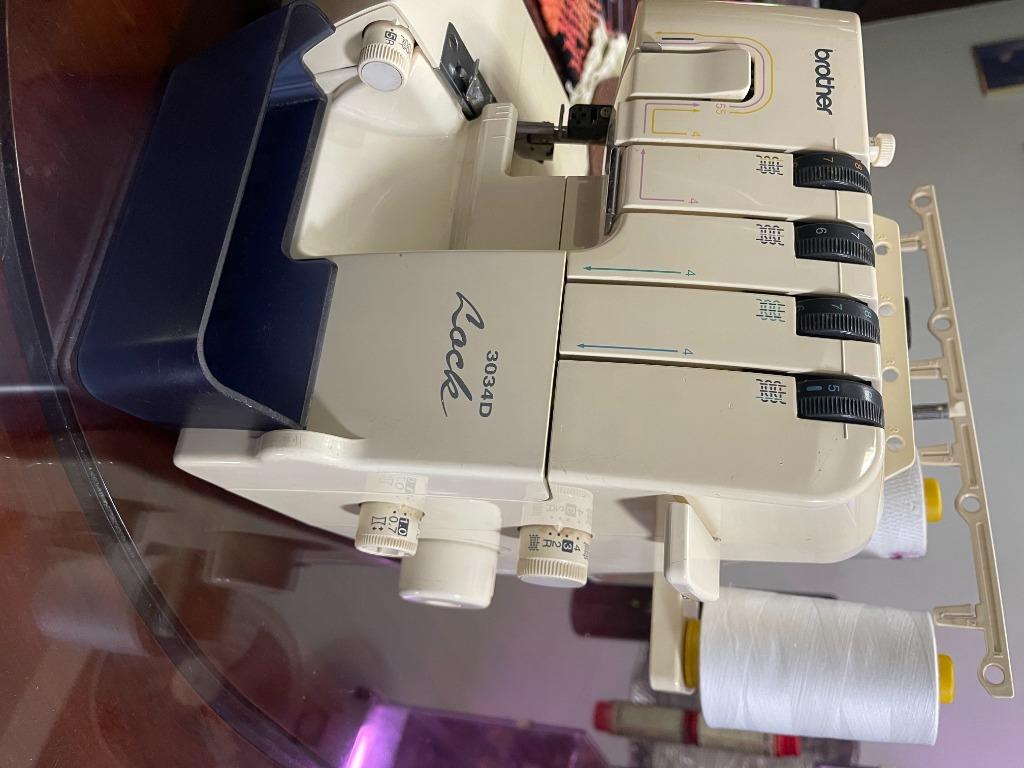 Brother 3034D Overlocking Machine, Hobbies & Toys, Stationery & Craft ...