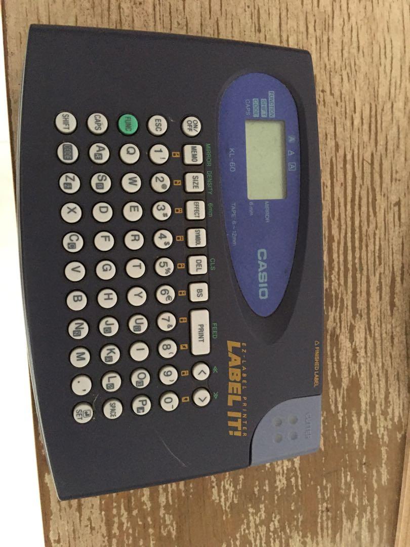 Casio Label Printer, Computers & Tech, Printers, Scanners & Copiers on ...