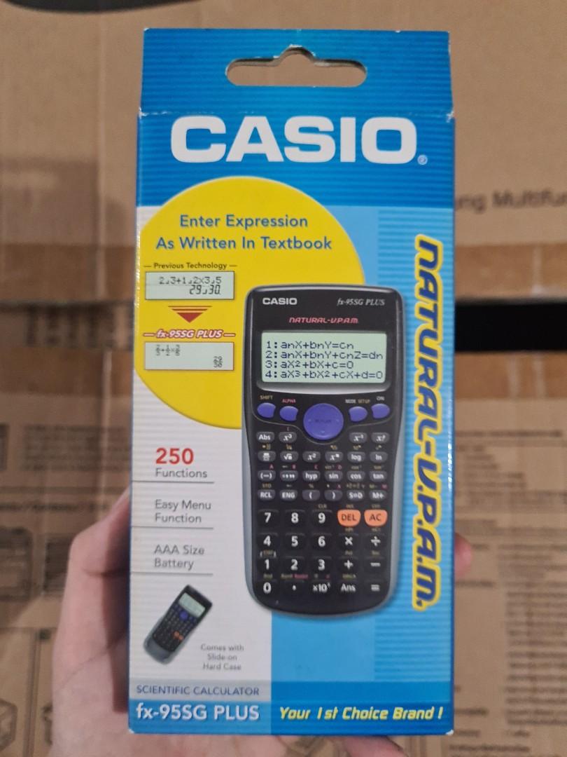Casio Scientific Calculator: FX-95SG PLUS, Hobbies & Toys, Stationery ...
