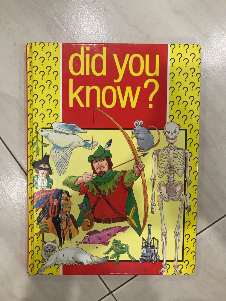 Did You Know Book, Hobbies & Toys, Books & Magazines, Fiction & Non ...