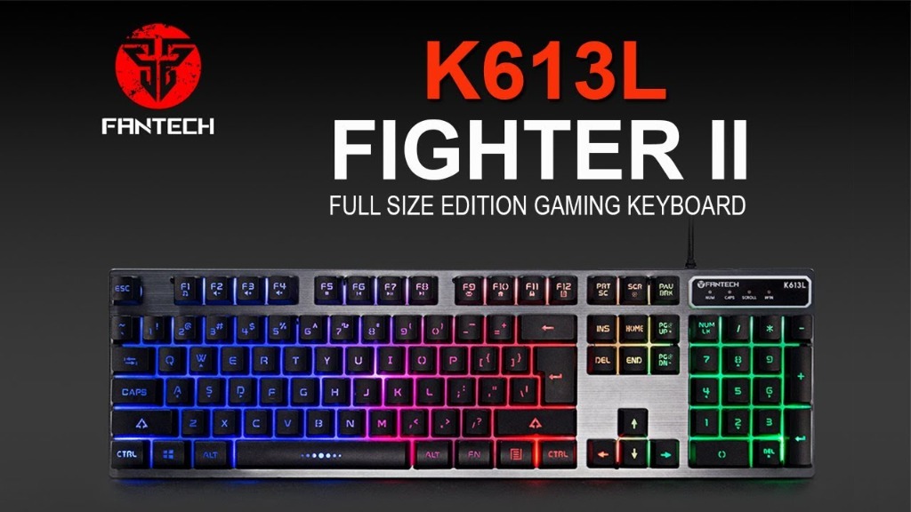 Fantech K613L Fighter II Full Size Gaming Keyboard, Computers & Tech ...