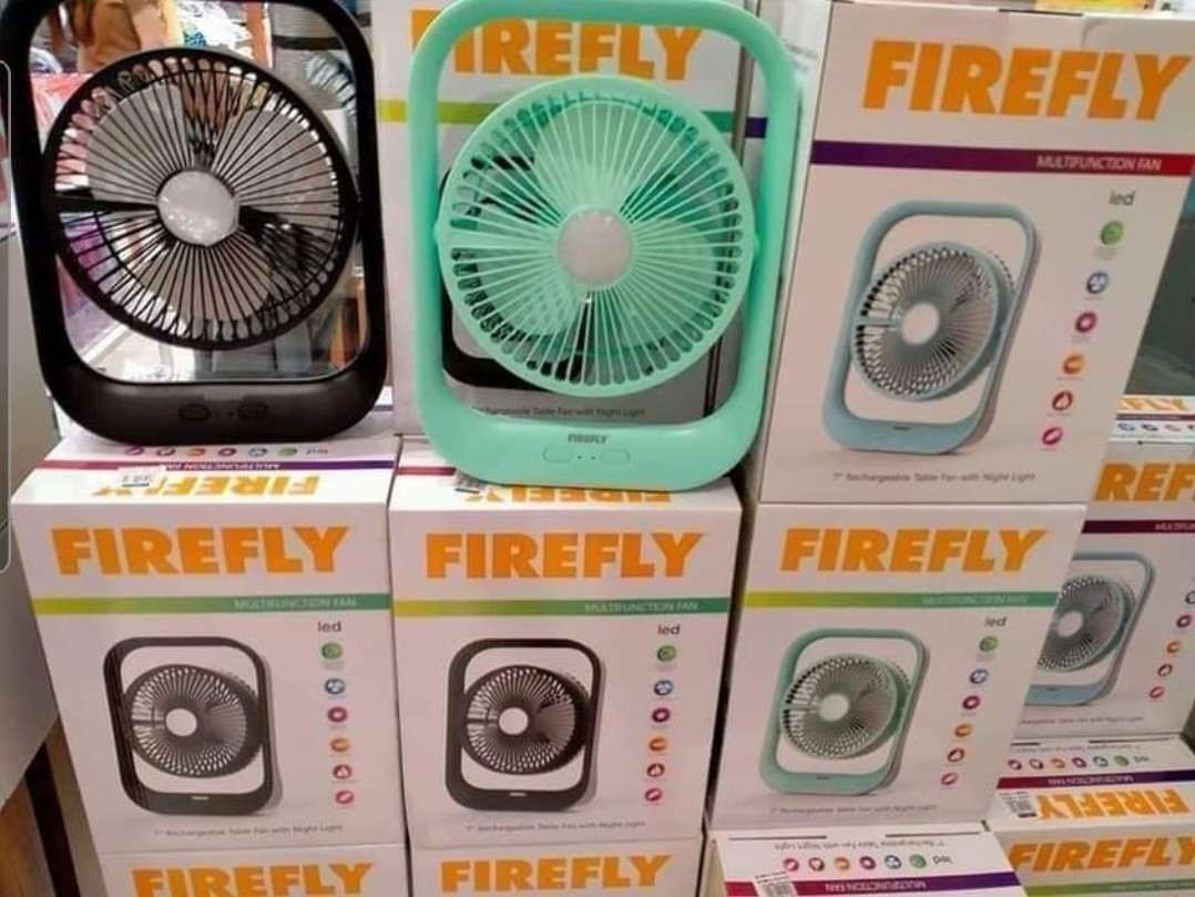 FIREFLY FAN W/EMERGENCY LIGHT, Everything Else, Others on Carousell
