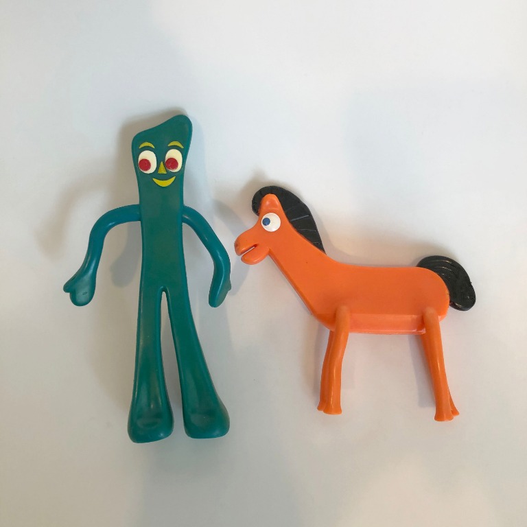 Gumby & Pokey 4" Vintage Toy Figures Prema Trendmasters, Hobbies & Toys ...