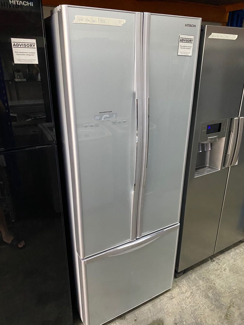 Hitachi 3 Door Fridge (Inverter x Dual Fan Cooling) Fridge, 382L, TV ...