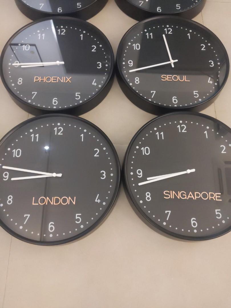 IKEA Bondis Wall Clock - Battery Power, Furniture & Home Living, Home ...