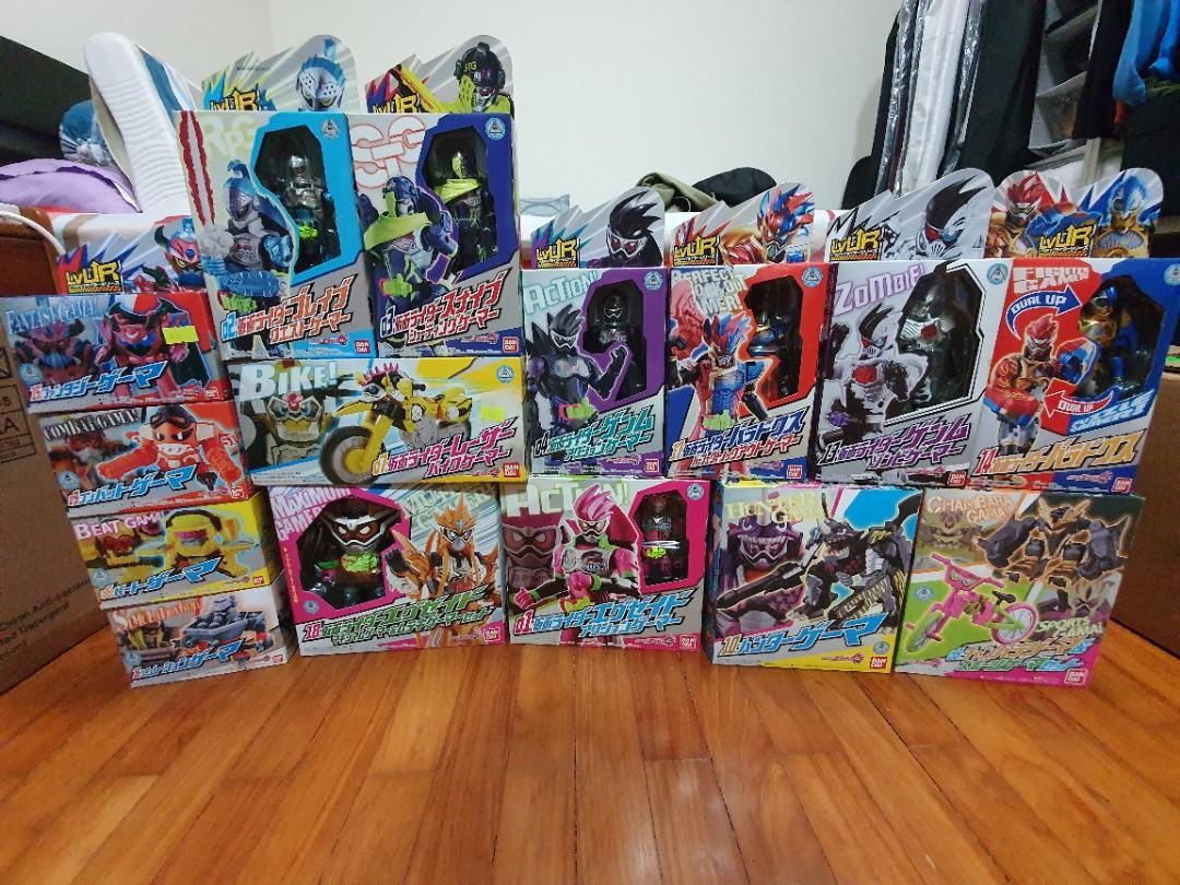 Kamen Rider Ex-aid Level Up Rider (LVUR) Series Figure Set, Hobbies ...