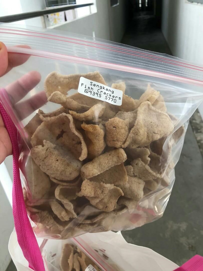 Keropok Ikan Tamban / Fish Crackers, Food & Drinks, Chilled & Frozen ...
