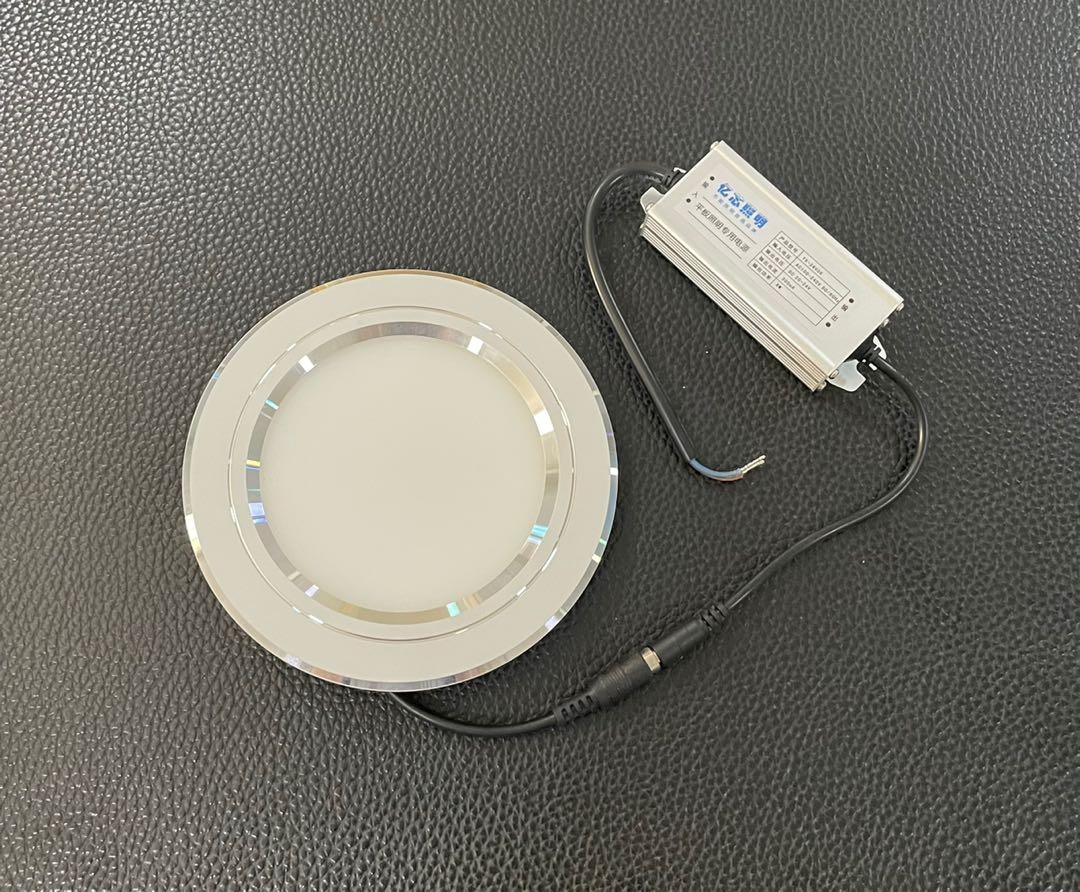 LED Pin Light 4” Round Aluminum 6W, Furniture & Home Living, Lighting ...