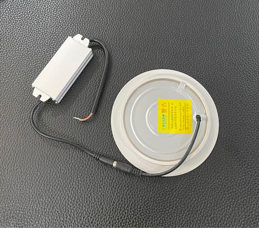 LED Pin Light 4” Round Aluminum 6W, Furniture & Home Living, Lighting ...