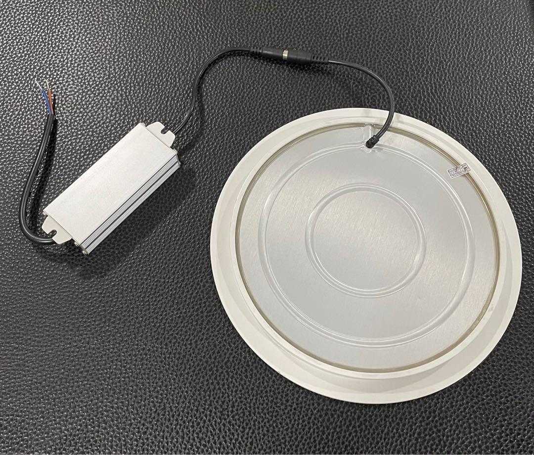 LED Pin Light 8” Round Aluminum 10W, Furniture & Home Living, Lighting ...