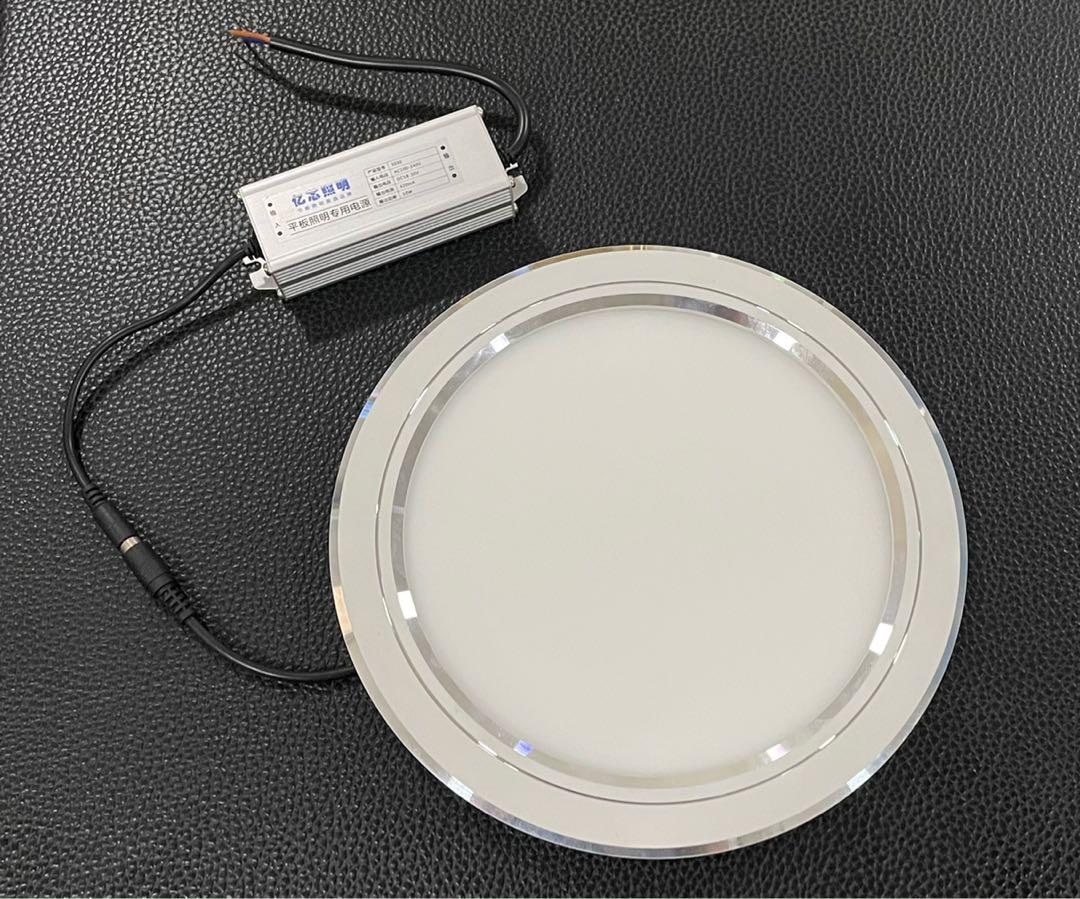 LED Pin Light 8” Round Aluminum 10W, Furniture & Home Living, Lighting ...