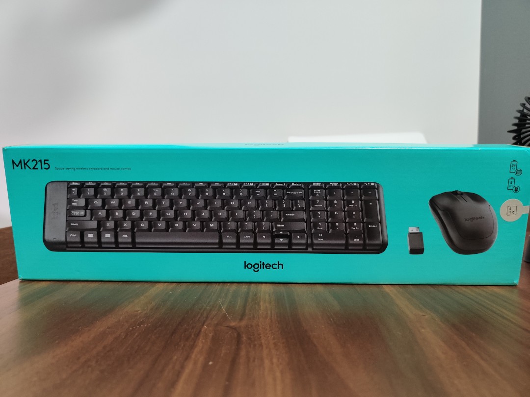 (Reserved) Logitech MK215 Wireless Keyboard and Mouse Combo, Computers & Tech, Parts ...