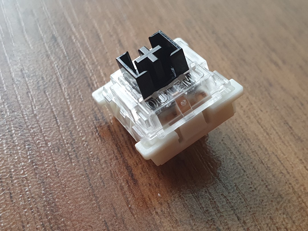 Low profile Black Outemu Switches With silver cap (able to solder or ...