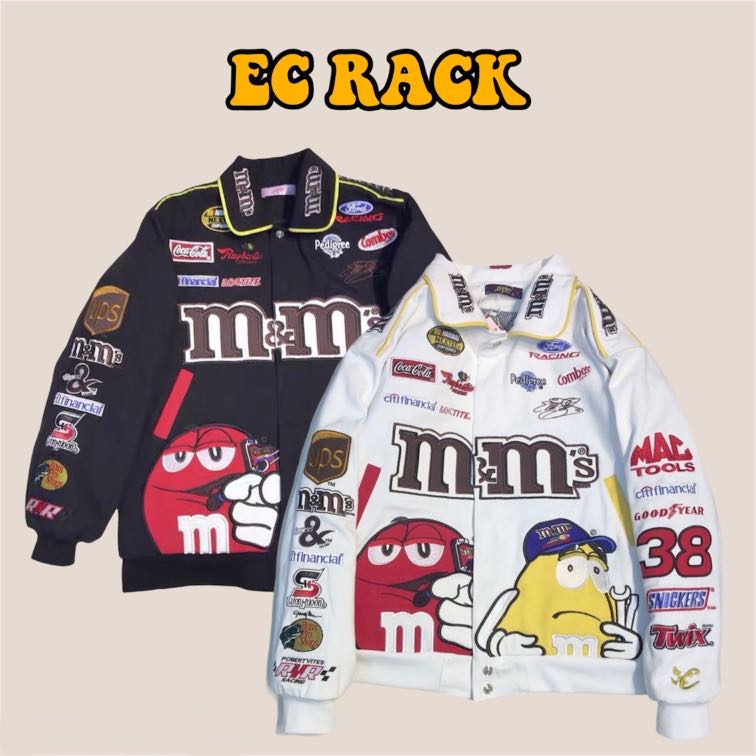 M&M RACING JACKET, Men's Fashion, Coats, Jackets and Outerwear on Carousell