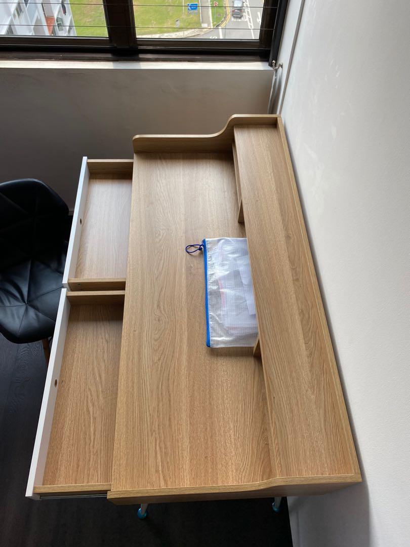 Modern study table and chair, Furniture & Home Living, Furniture ...