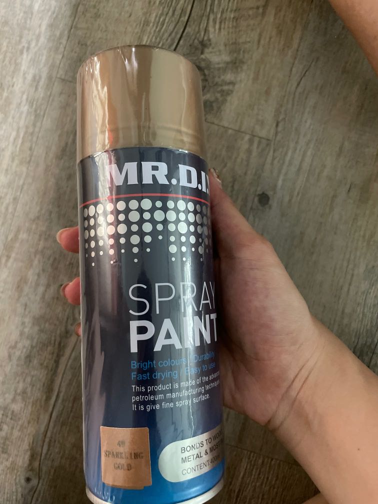 Mr DIY Sparkling gold spray, Hobbies & Toys, Stationery & Craft, Craft ...