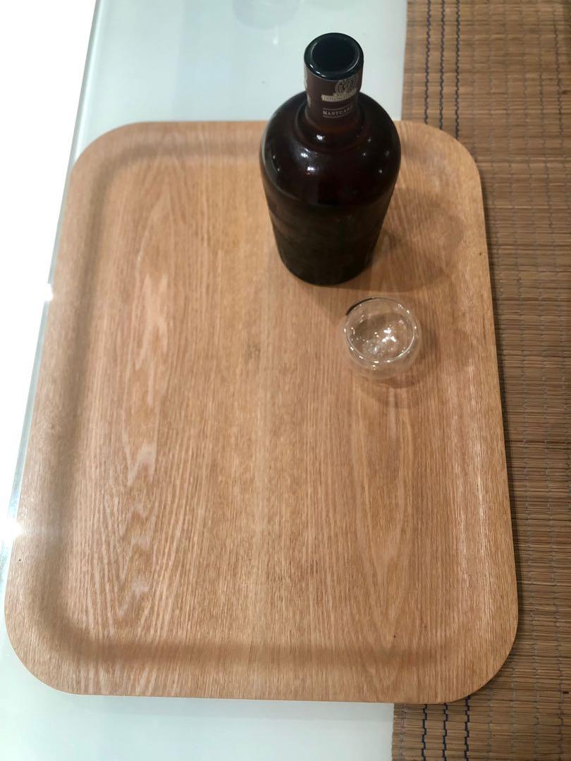 Muji Large Wood Trays (x 3), Furniture & Home Living, Kitchenware ...
