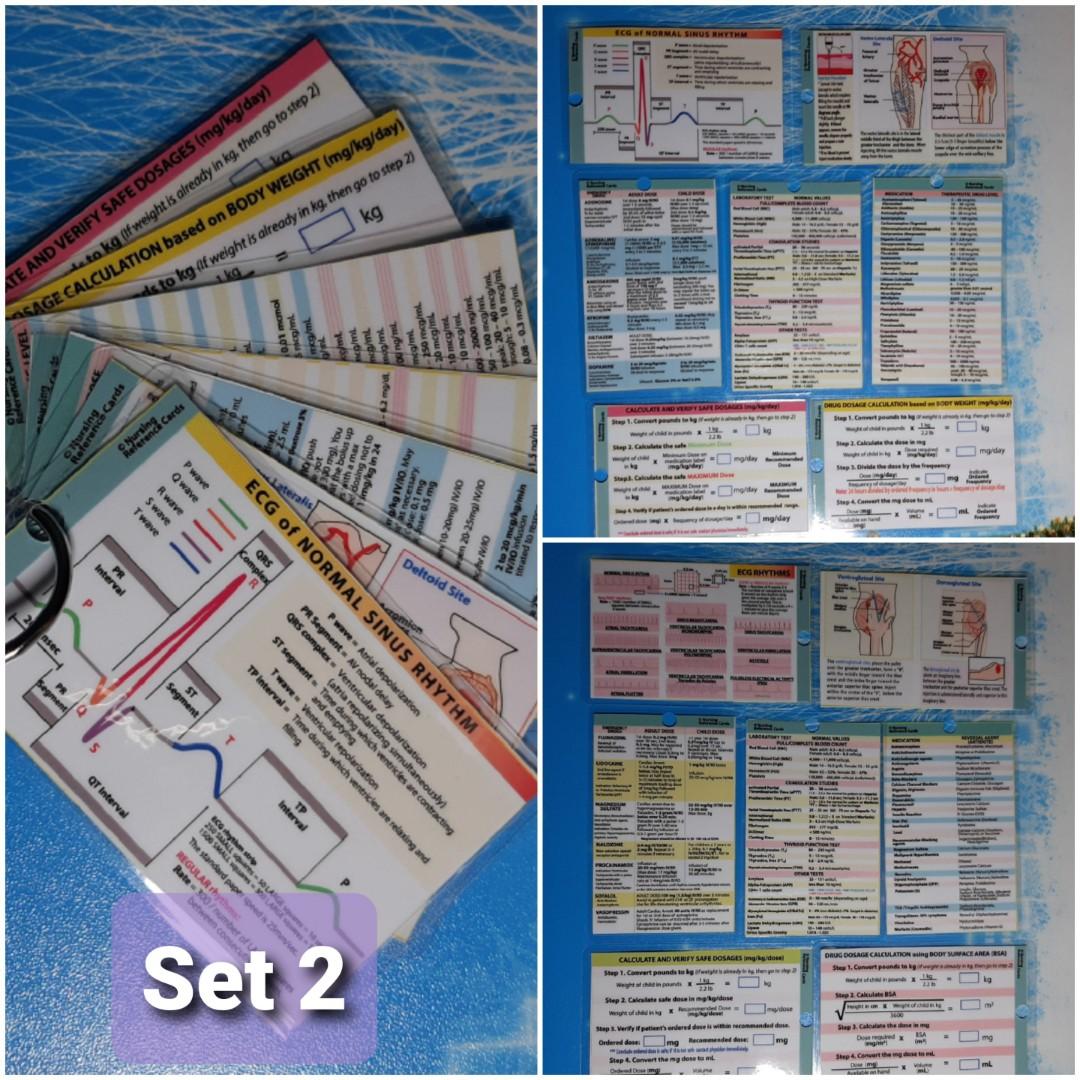 Nursing Reference Cards: Set 2, Hobbies & Toys, Books & Magazines ...