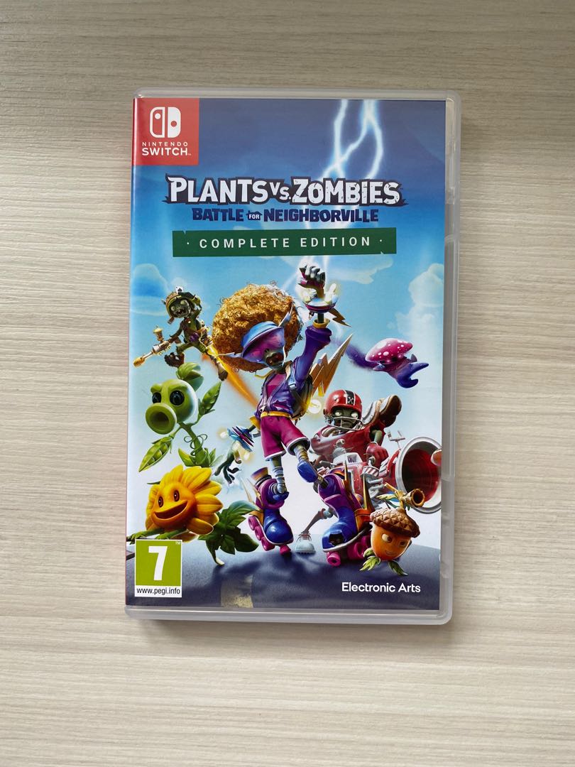 Plants vs zombies complete edition Switch console, Video Gaming, Video ...